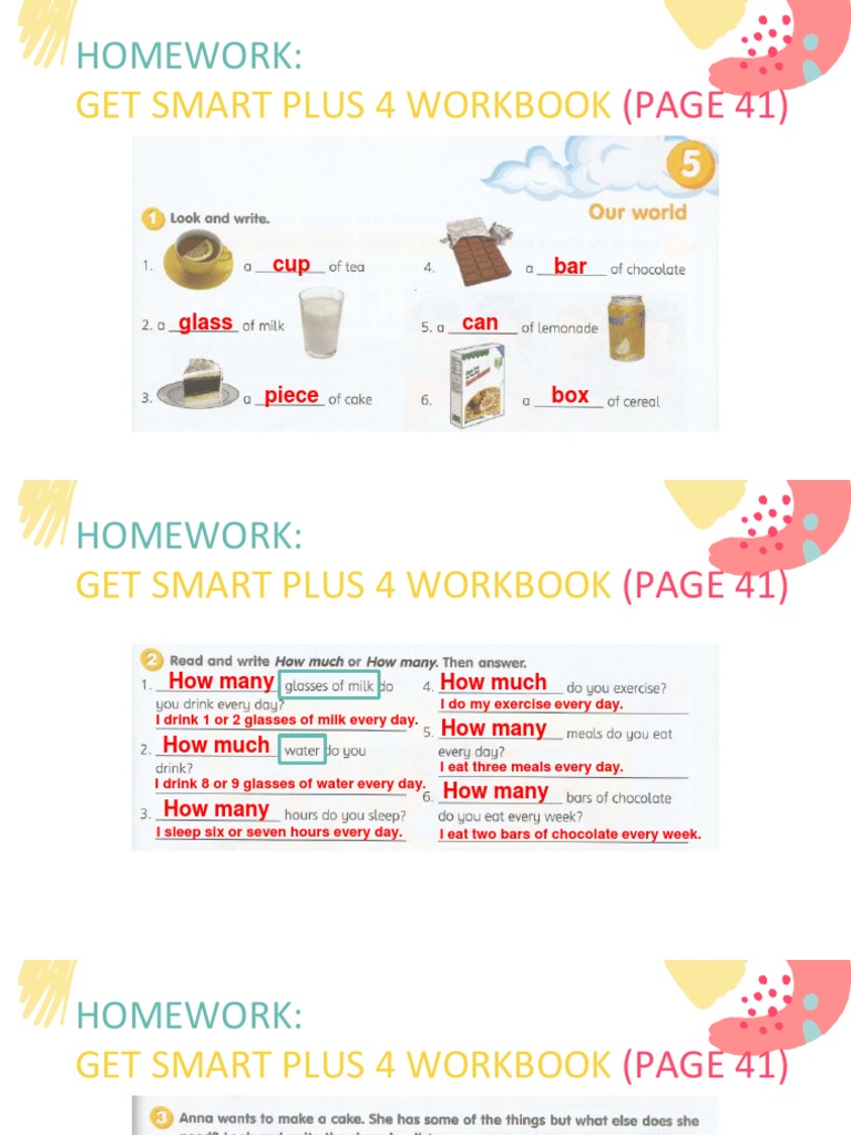 (GET SMART PLUS 4 WORKBOOK) Page 41 | PDF