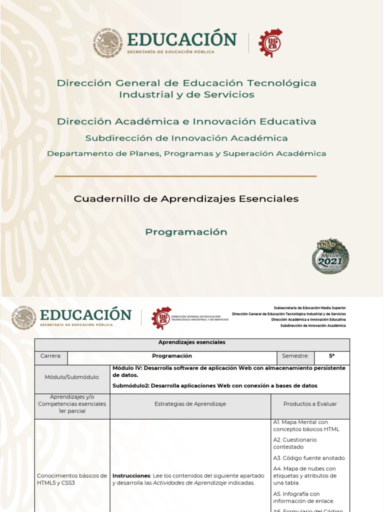 Cuadernillo Desarrolla APPWEB ModuloIV | PDF | HTML | Script Java