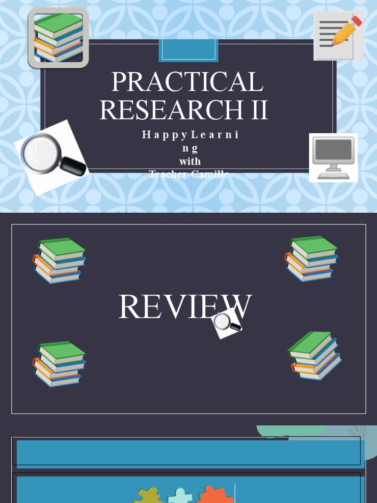 Practical Research Ii: Happylearni NG With Teacher Camille | PDF ...