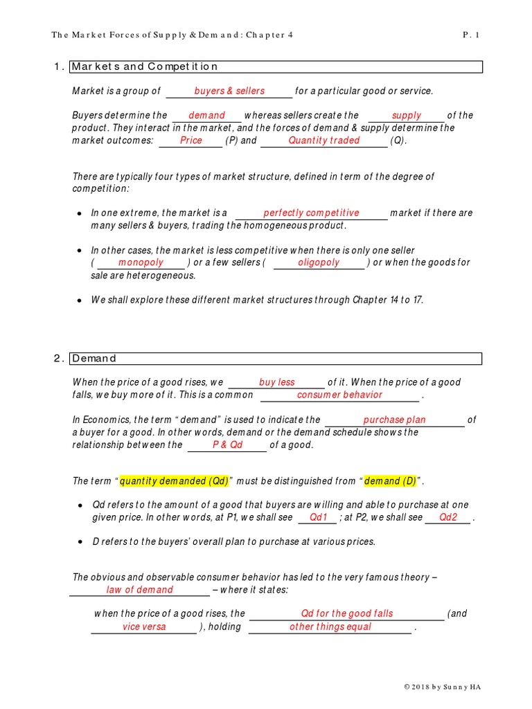 Microeconomics Chapter 4 | PDF | Demand | Supply (Economics)