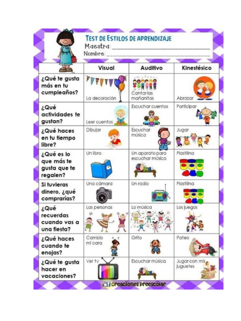 Estilos de Aprendizaje | PDF