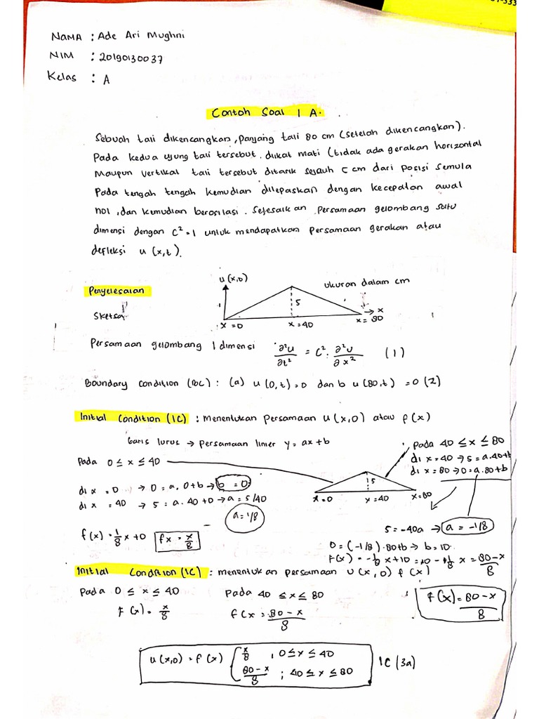 Tugas Matematika Teknik | PDF