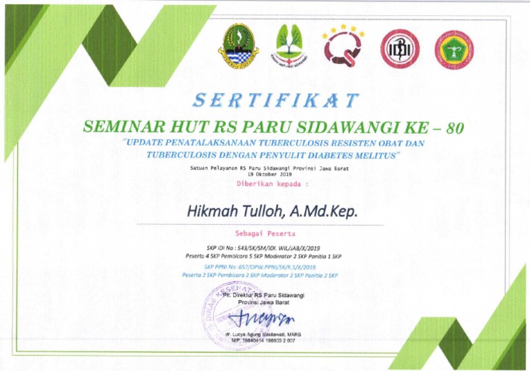 SERTIFIKAT SEMINAR HUT RSP - Compressed | PDF