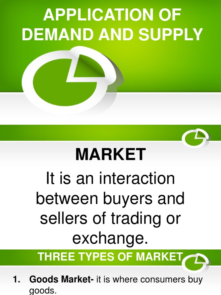 Application of Demand and Supply | PDF | Demand | Supply (Economics)