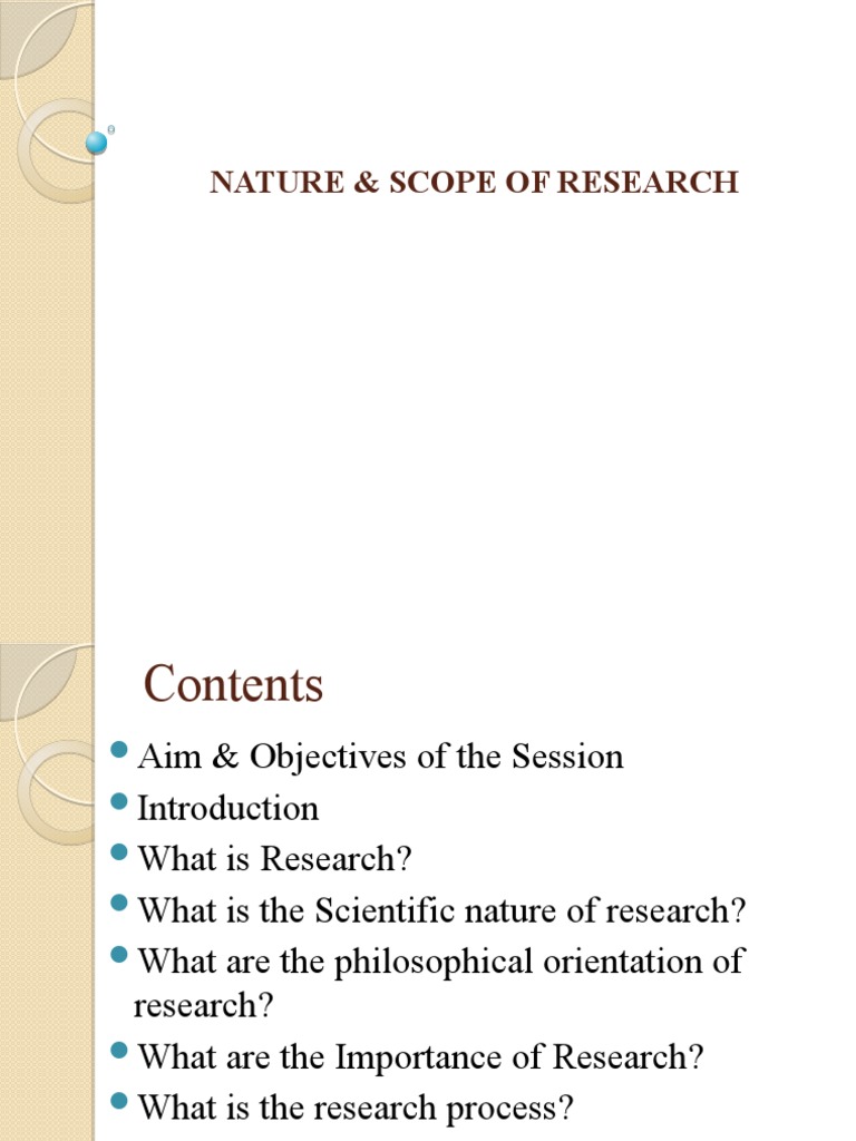 Definition, Types and Nature of Research | PDF | Quantitative Research ...
