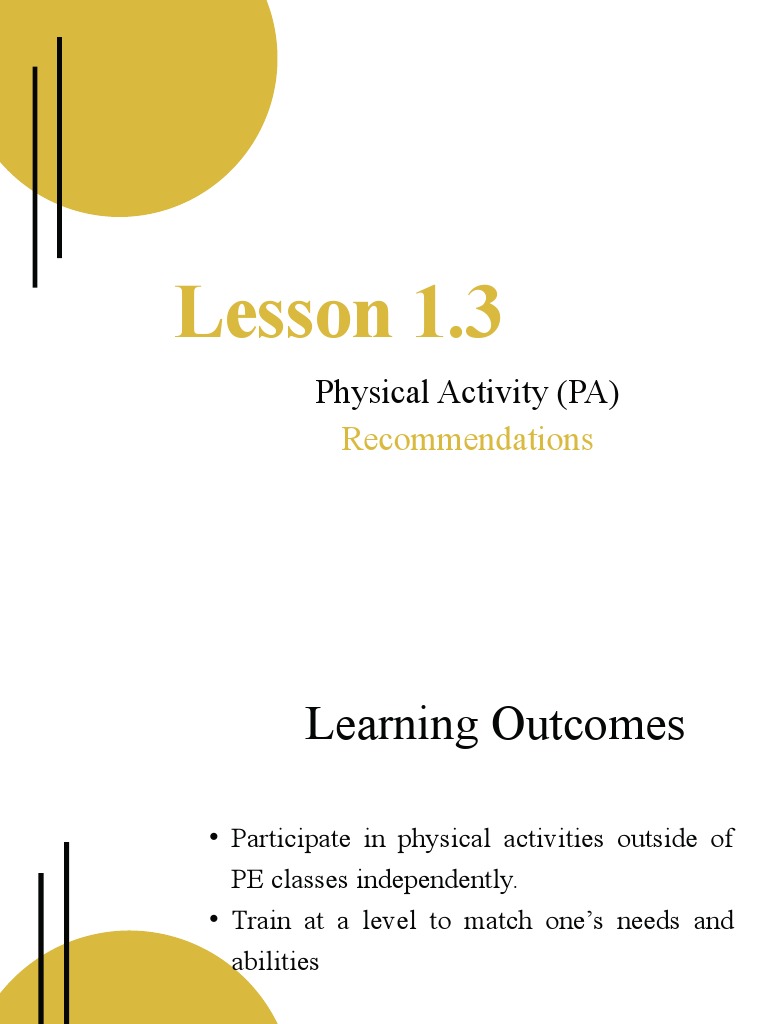 Lesson 1.3 | PDF | Health Sciences | Clinical Medicine