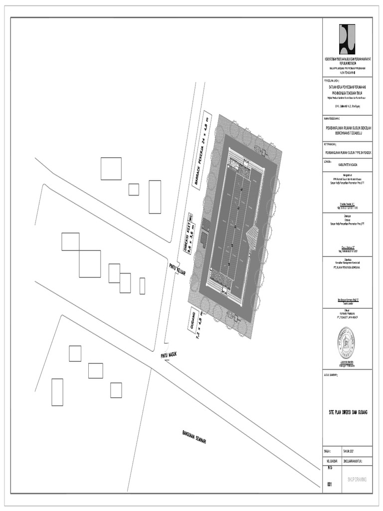 Site Plan Direksi Keet Rev | PDF