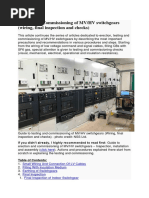 Substation Maintenance Procedures R1 PDF | PDF | Transformer ...