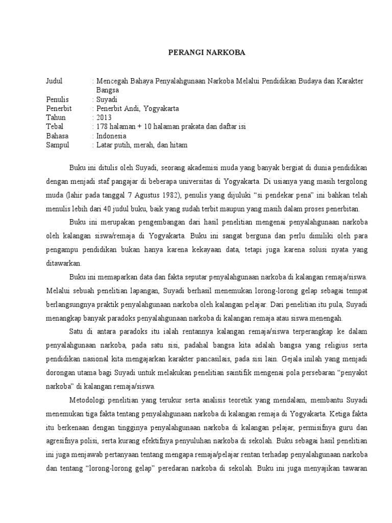 Contoh Ulasan Buku | PDF