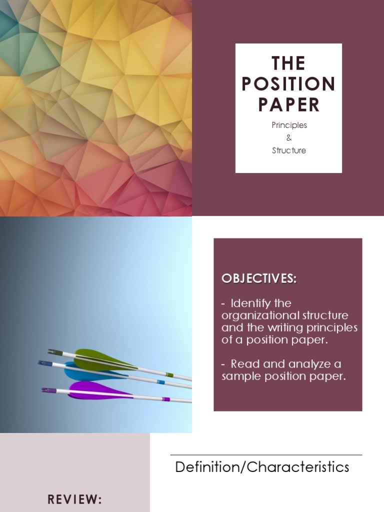 The Position Paper-Principles and Structure Q1 | PDF | Argument ...