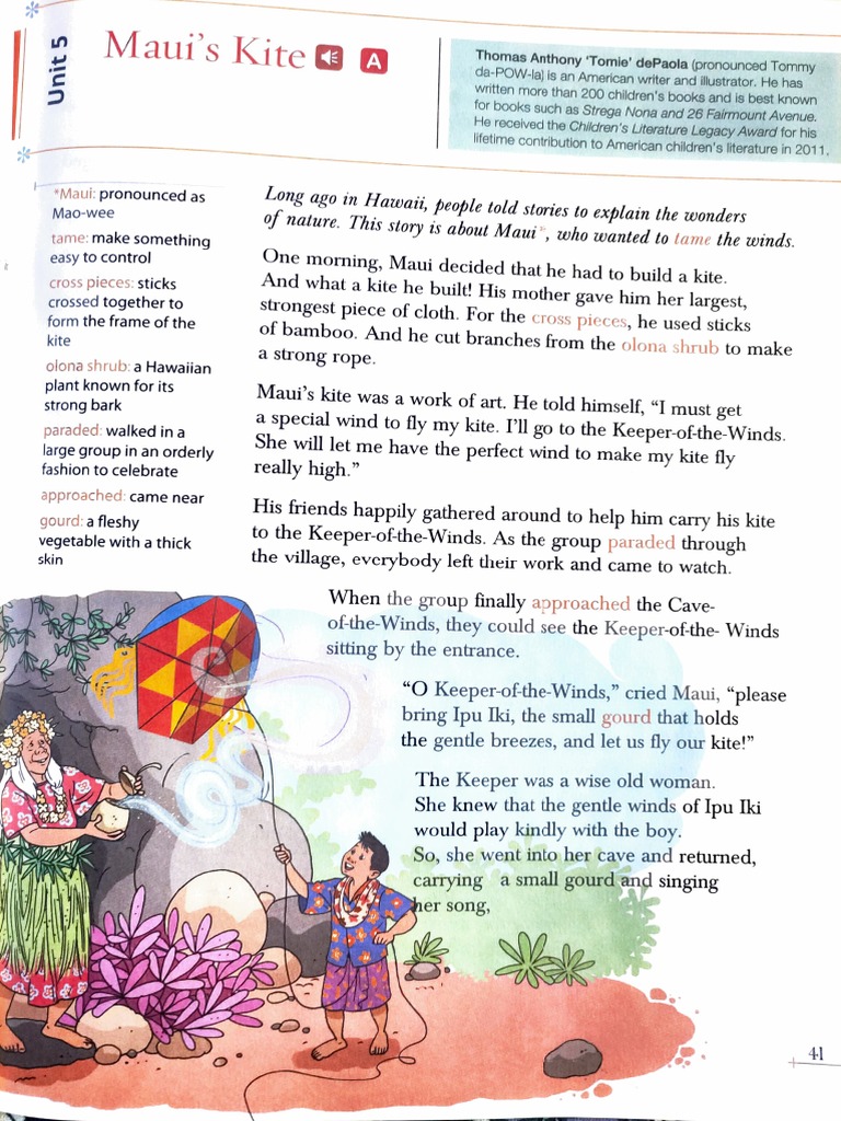 Lesson 5 Mau's Kite | PDF | Adjective | Grammar