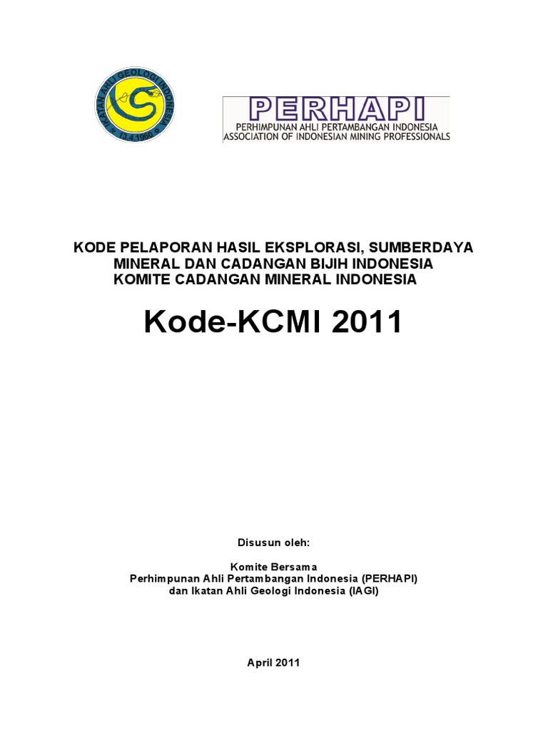Kode Kcmi 2011 | PDF | Bisnis | Teknologi & Rekayasa