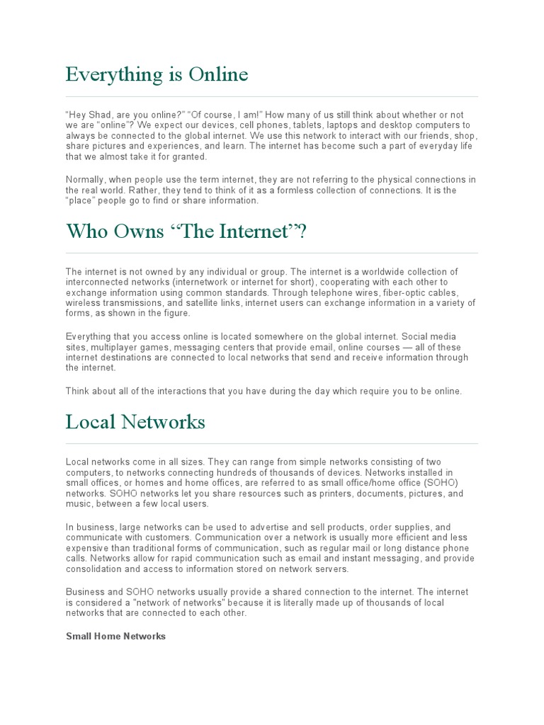 Modul 1 English | PDF | Computer Network | Peer To Peer