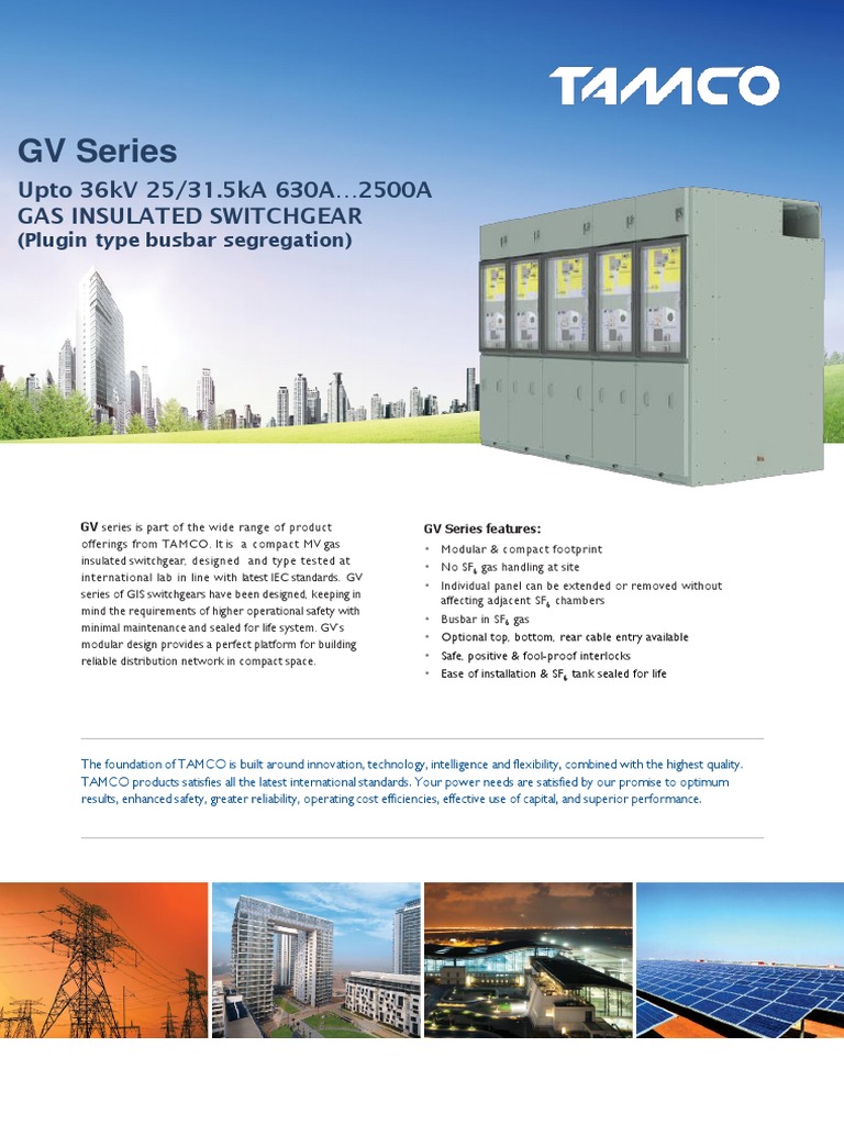 Compact Modular Gas Insulated Switchgear (GIS) for Reliable Medium ...