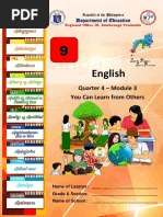 Eng9 - q3 - Mod3 - Relevance and Worth of Ideas | PDF | Observation | Feeling