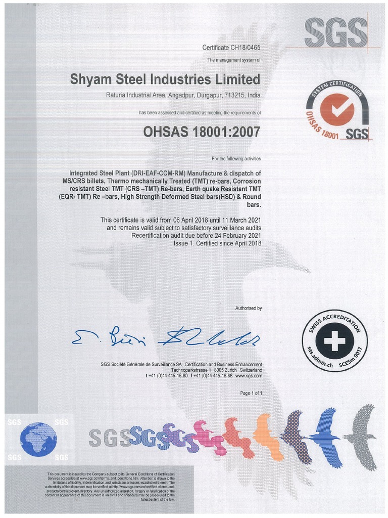Analysis of Steel Production Processes at Shyam Steel Industries ...