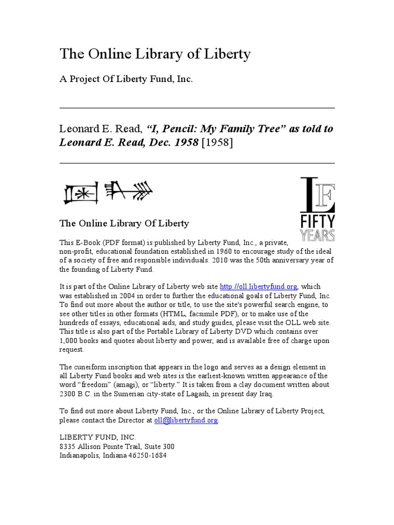 Reading Material 1 - Pencil | PDF | Economics | Milton Friedman