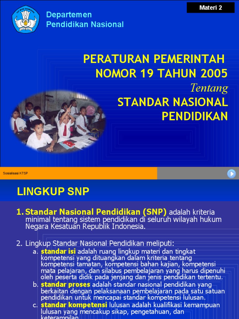 Standar Nasional Pendidikan (SNP) | PDF
