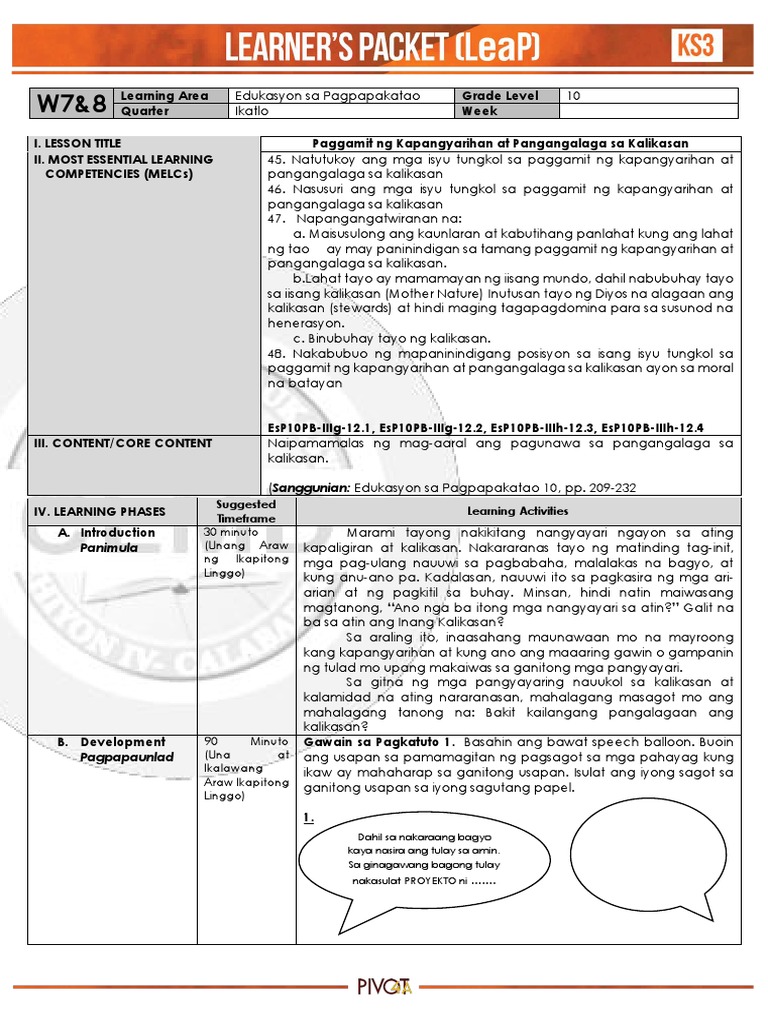 EsP10 Wk-7-8 Final | PDF