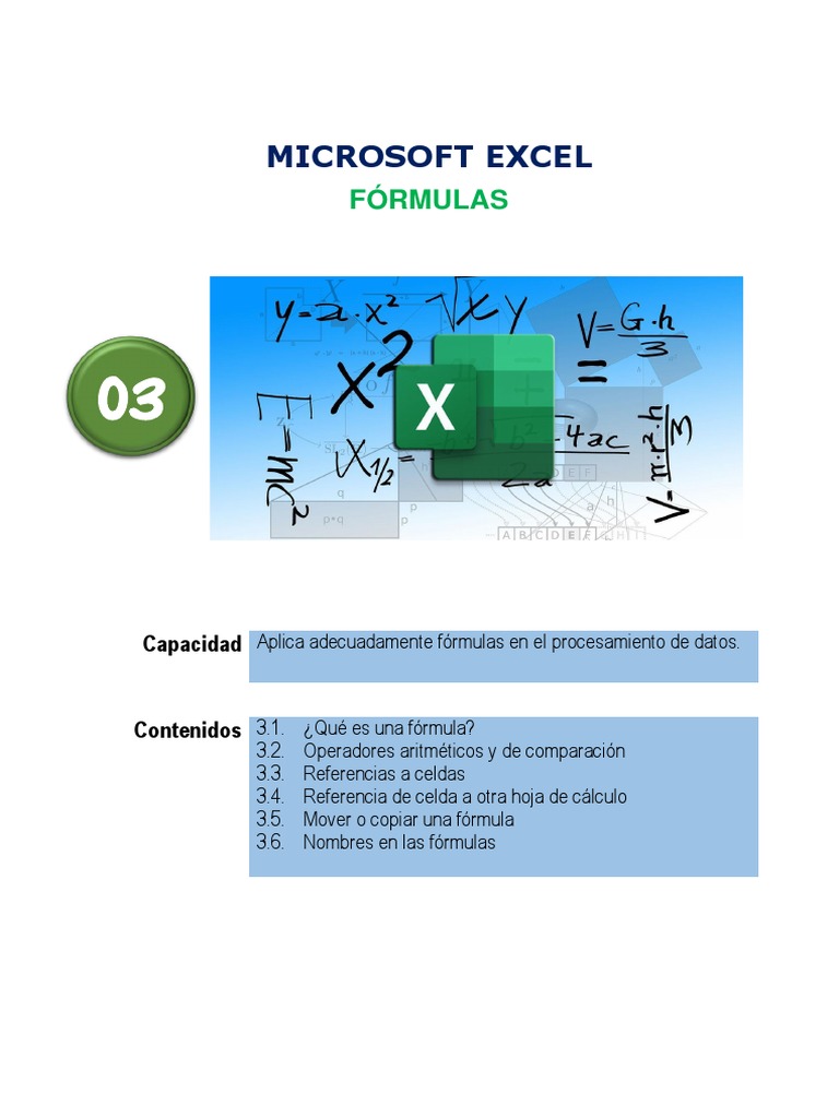 Computacion II-Tema 03 - Hum | PDF | Hoja de cálculo | Fórmula