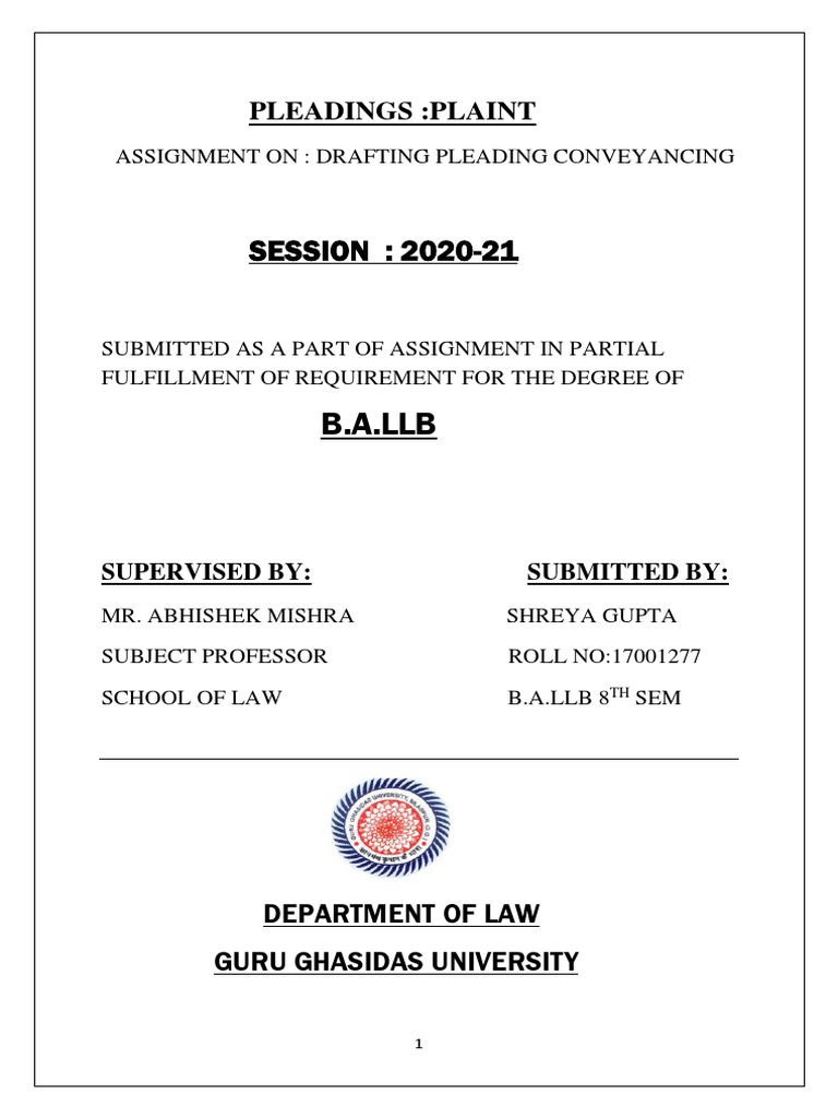 Drafting Pleading | PDF | Pleading | Lawsuit