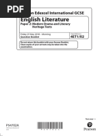 Aqa GCSE Lang P1Q5 Student Friendly Mark Scheme | PDF | English ...