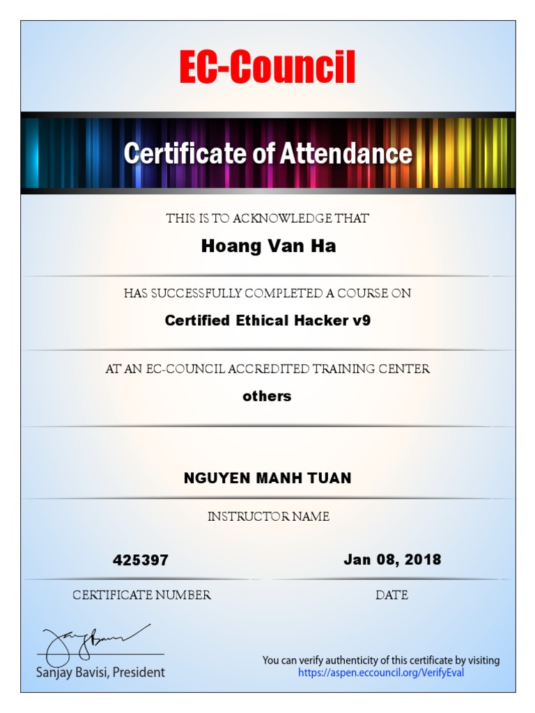 ECC Evaluation Certificate | PDF