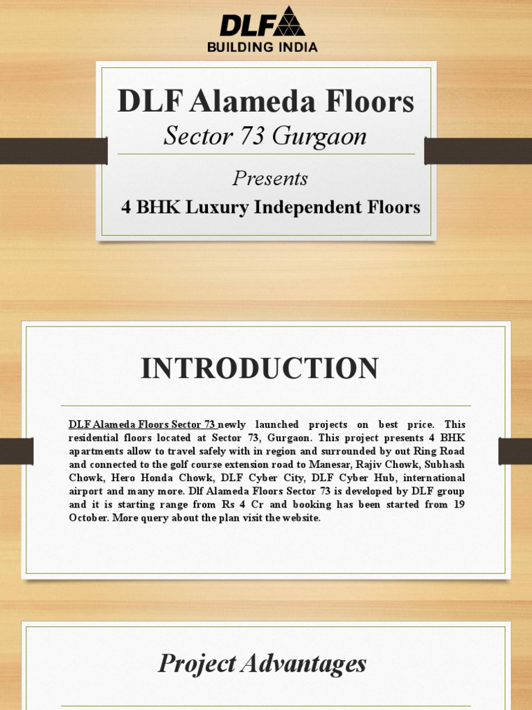 Invest in DLF Alameda Floors With Best Price | PDF