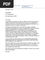 TUT Acceptance Letter | PDF