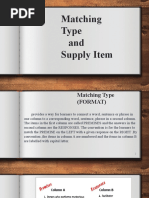 Guidelines For Writing Matching Type Test Items PDF | PDF ...