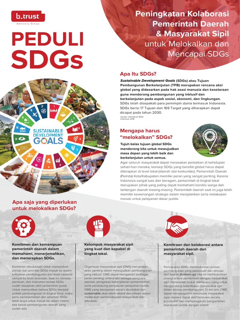 PEDULI SDGs - E-Flyer | PDF