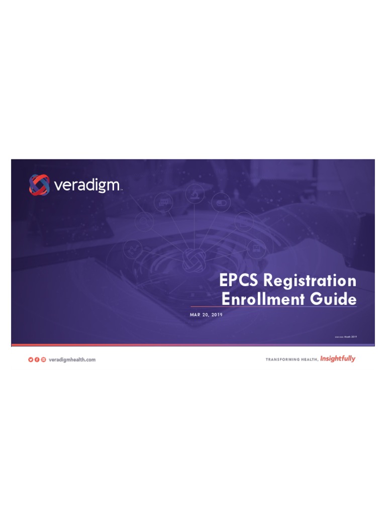 EPCS Registration Enrollment Guide: - All Rights Reserved | PDF ...