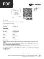 Payment Notification: Capitec B Ank | PDF | Payments | Banks