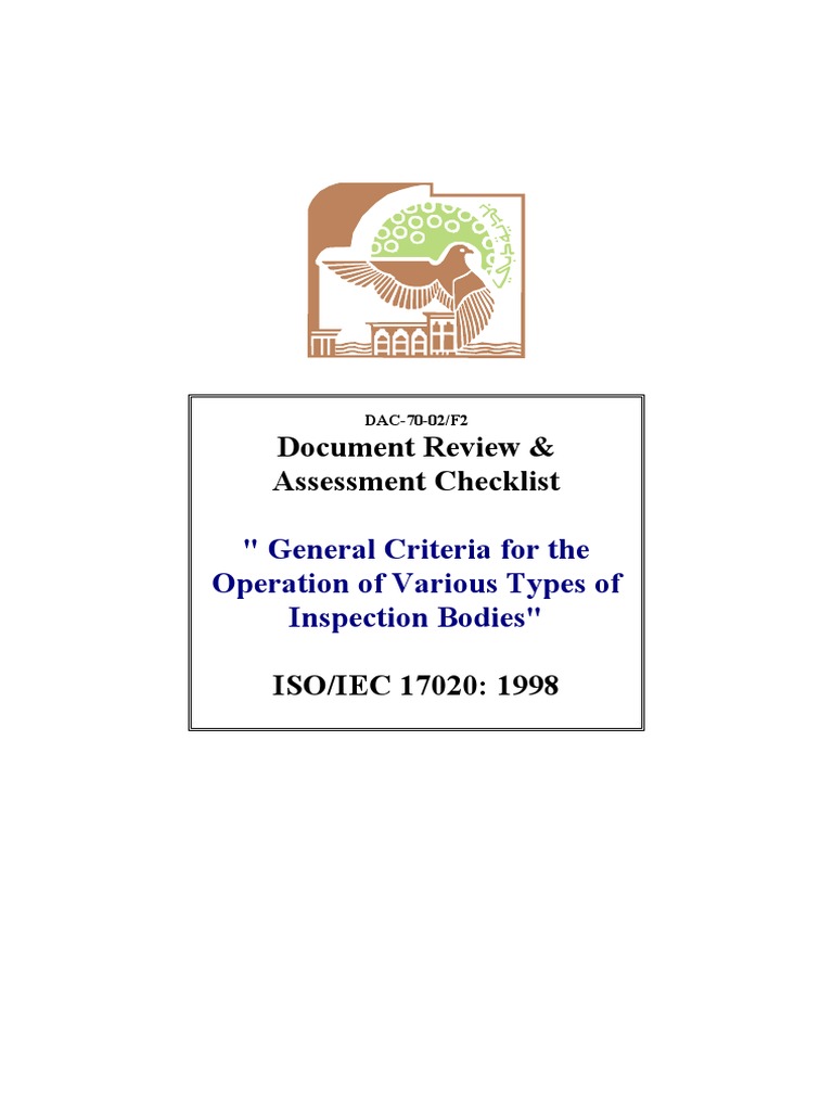 DAC Assessment Checklist | PDF | Regulatory Compliance | Calibration