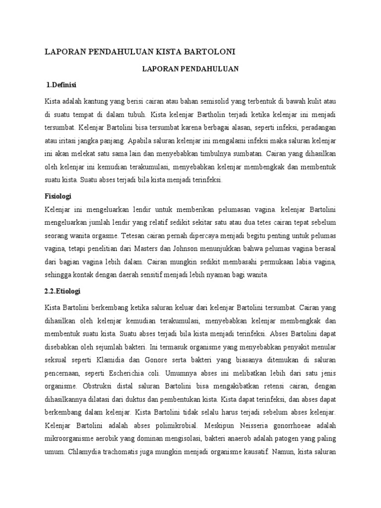 KISTA BARTOLINI | PDF