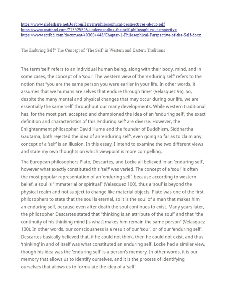 Uts | PDF | Philosophy Of Self | Soul