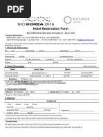 Rooming List Template | PDF