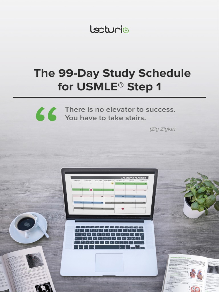 99 Day Study Schedule For USMLE Step 1 | PDF | United States Medical ...