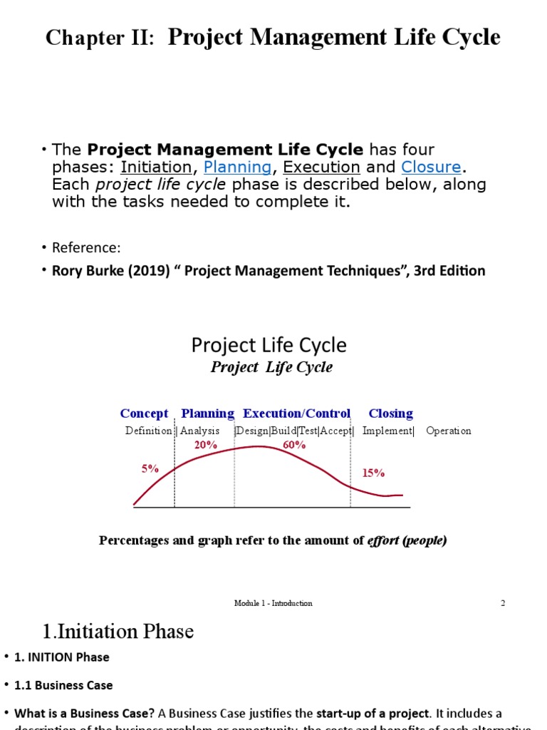 Chapter II Project Life Cycle PART ONE | PDF | Procurement ...