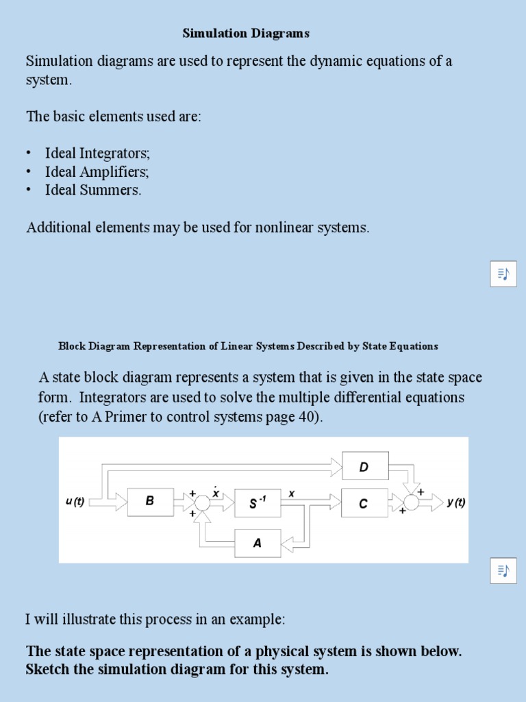 Lecture 5 Simulation Diagrams | PDF | Equations | Mathematics