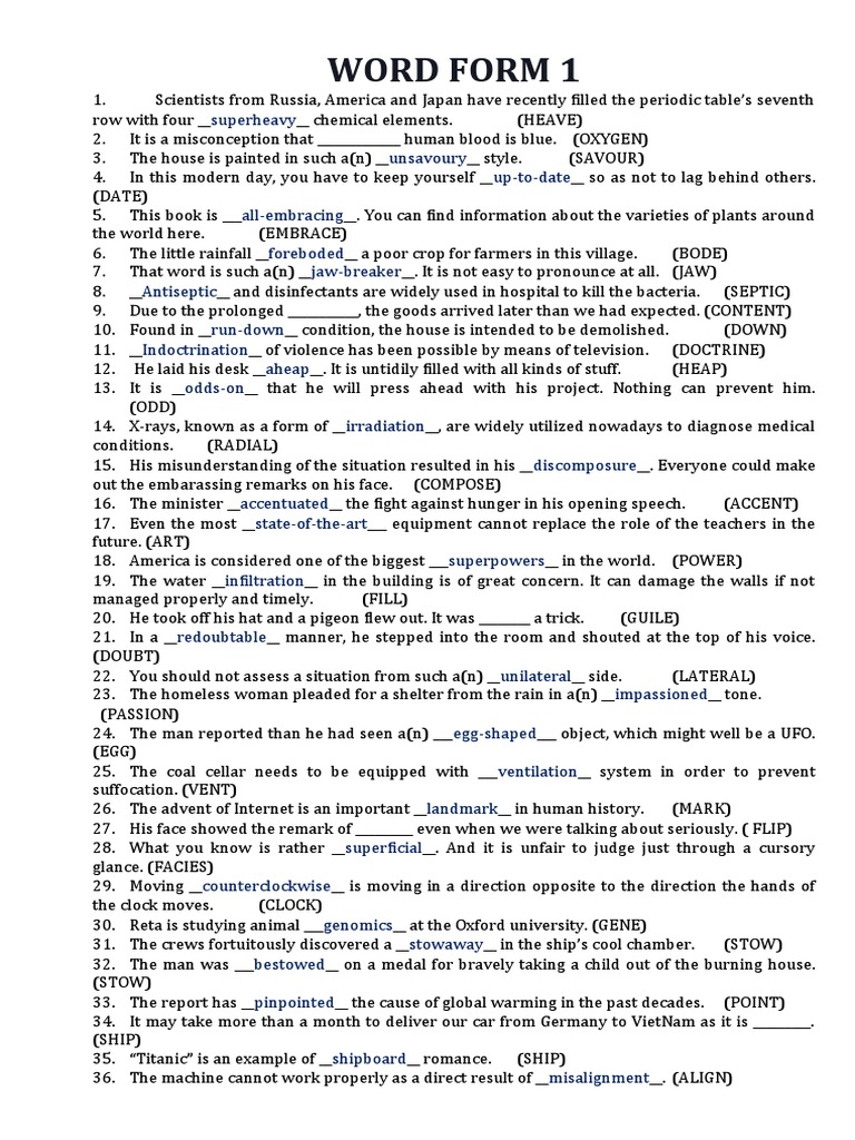 131-WORD FORM 1 - PhuongThanh | PDF