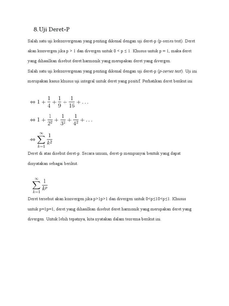 8.uji Deret P | PDF