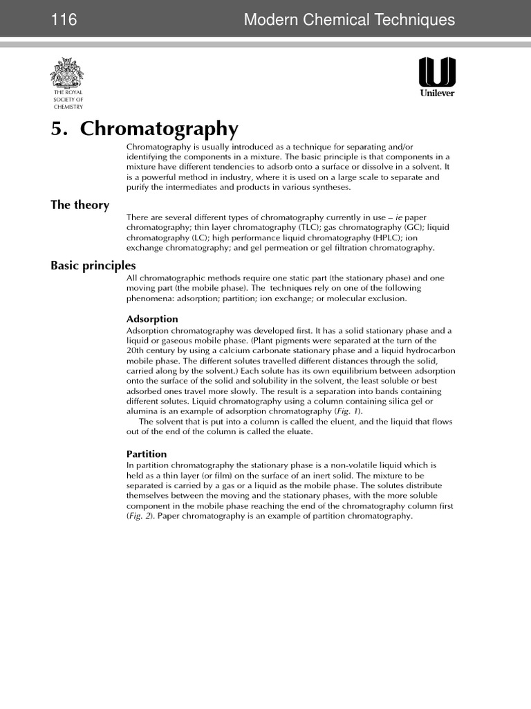 Chromatography: The Theory | Download Free PDF | Chromatography | Thin ...