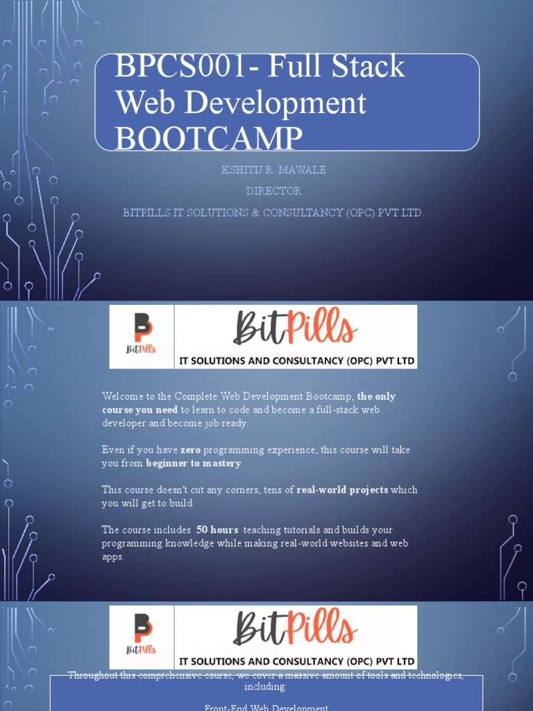 BPCS001-Full Stack Web Development Bootcamp | PDF | Document Object ...