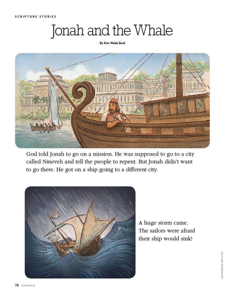 Jonah and The Whale Story | PDF