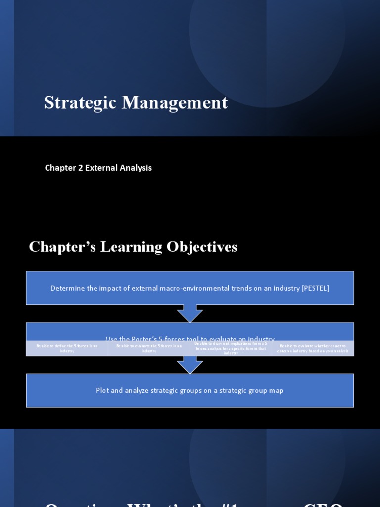 Strategic Management: Chapter 2 External Analysis | PDF | Economies ...