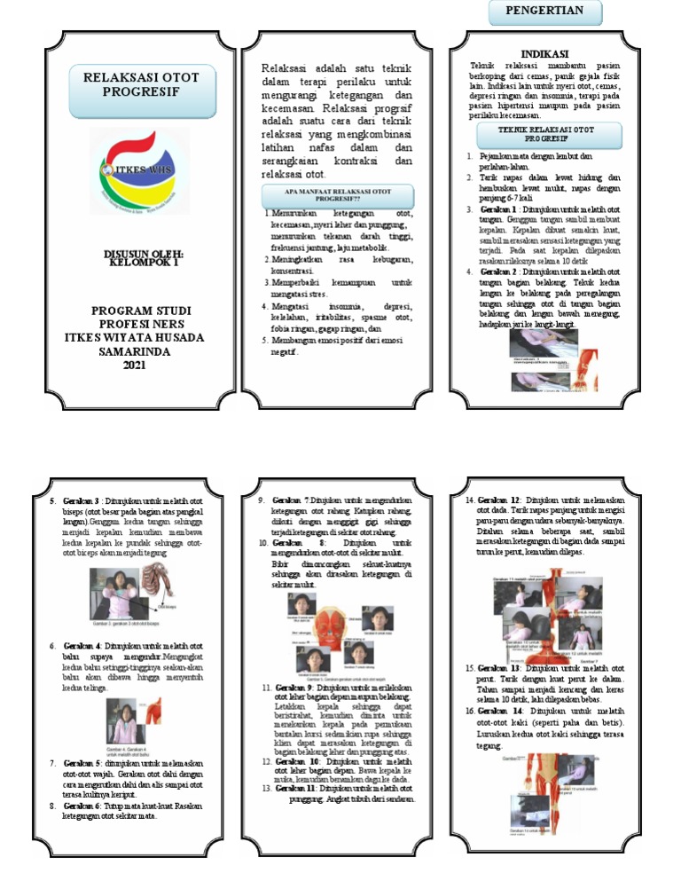 Liflet Relaksasi Otot Progressif | PDF