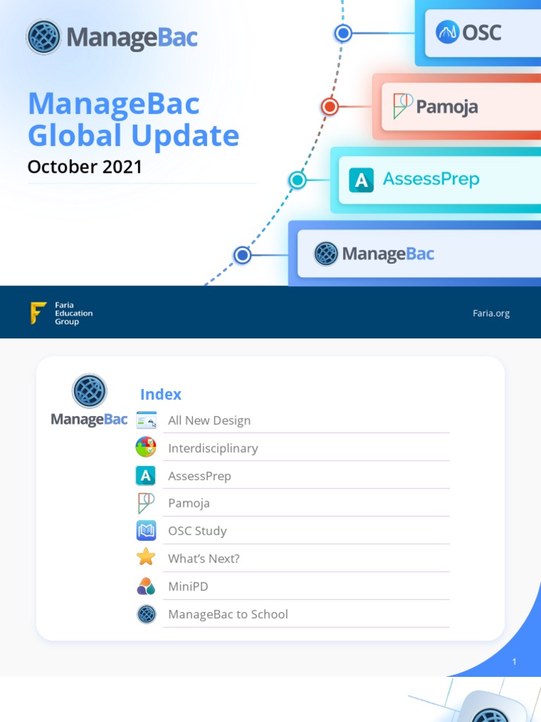 ManageBac Global Update-IB Oct 2021 | PDF | Software | Computing