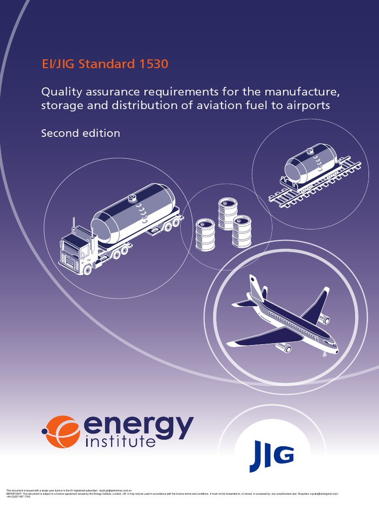 EI 1530-2019 QA Requirements For Aviation Fuel | PDF