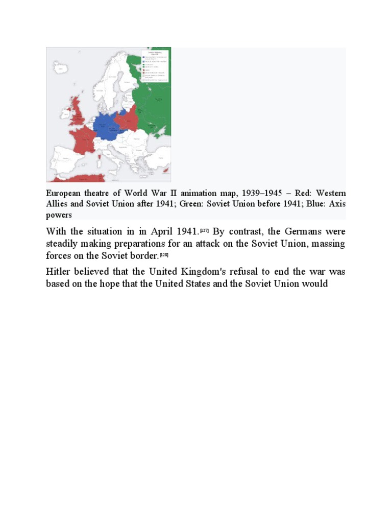 Assignment 1 | PDF | Operation Barbarossa | World War II